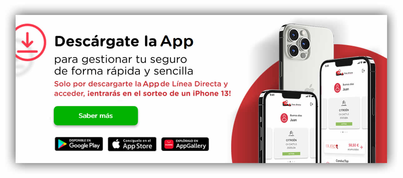 Servicios digitales de los seguros de Línea Directa